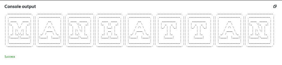 ASCII Art: Codingame 回答載せてくよブログ